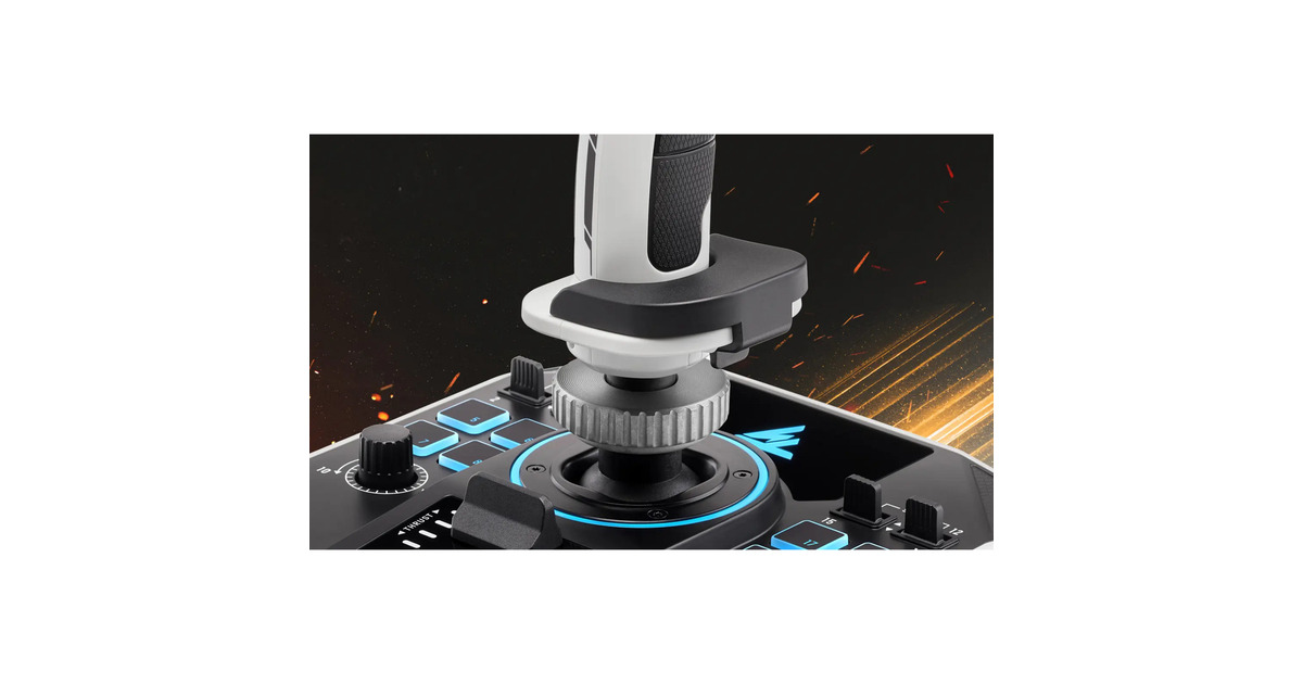 Thrustmaster Sol-R 2 HOSAS Space Sim Duo, Joystick schwarz/weiß