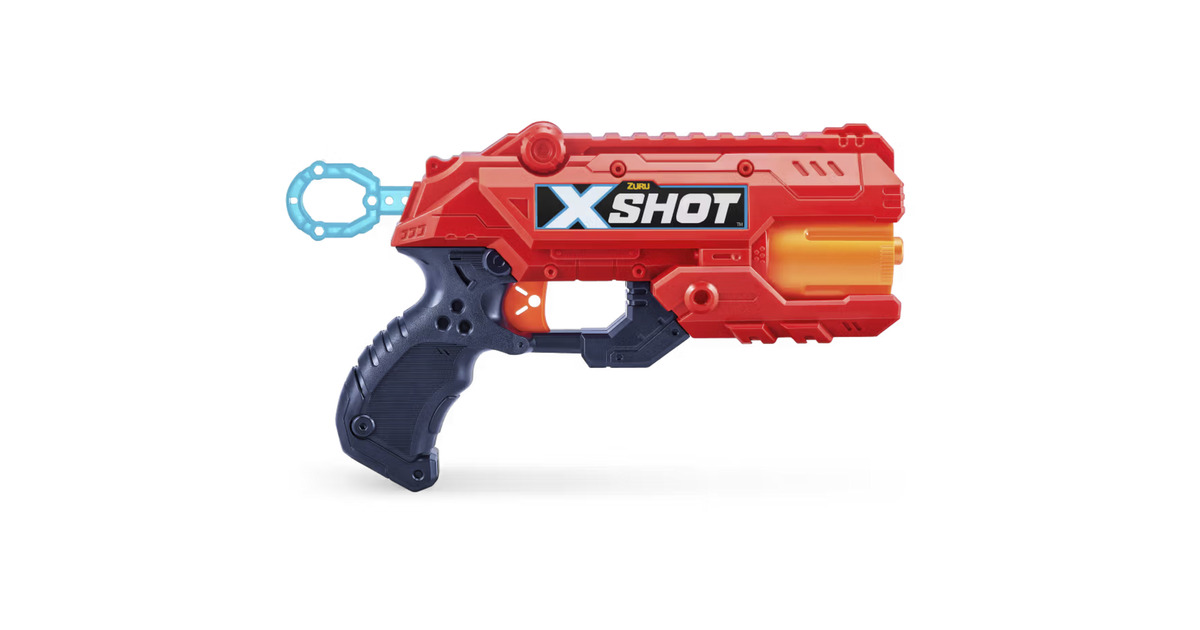 ZURU XSHOT Excel - Reflex 6 Blaster mit Darts, Dartblaster