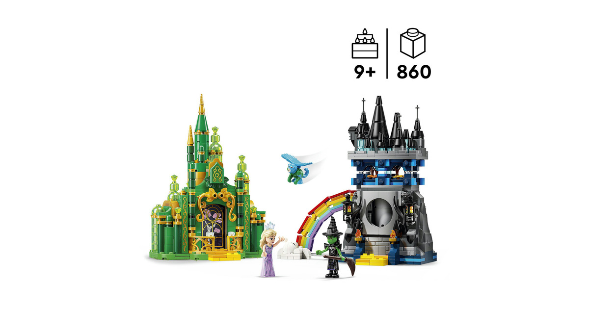 LEGO 75689 Wicked Emerald City & Kiamo Ko Castle, Konstruktionsspielzeug