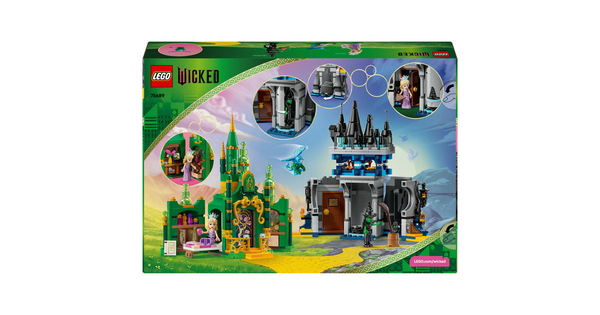 LEGO 75689 Wicked Emerald City & Kiamo Ko Castle, Konstruktionsspielzeug