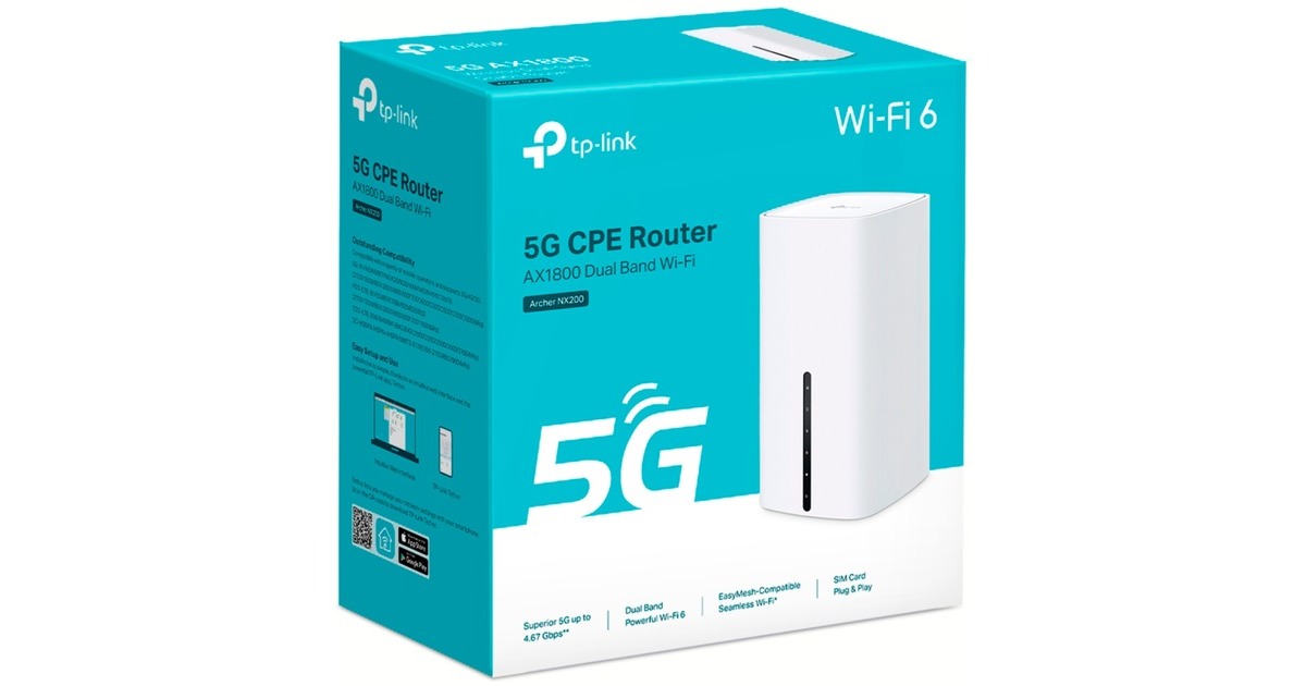 TP-Link Archer NX200 5G AX1800 Wireless Gigabit, Router