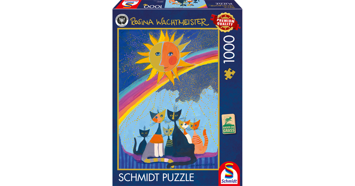 Schmidt Spiele Rosina Wachtmeister: Im Goldregen, Puzzle 1000 Teile