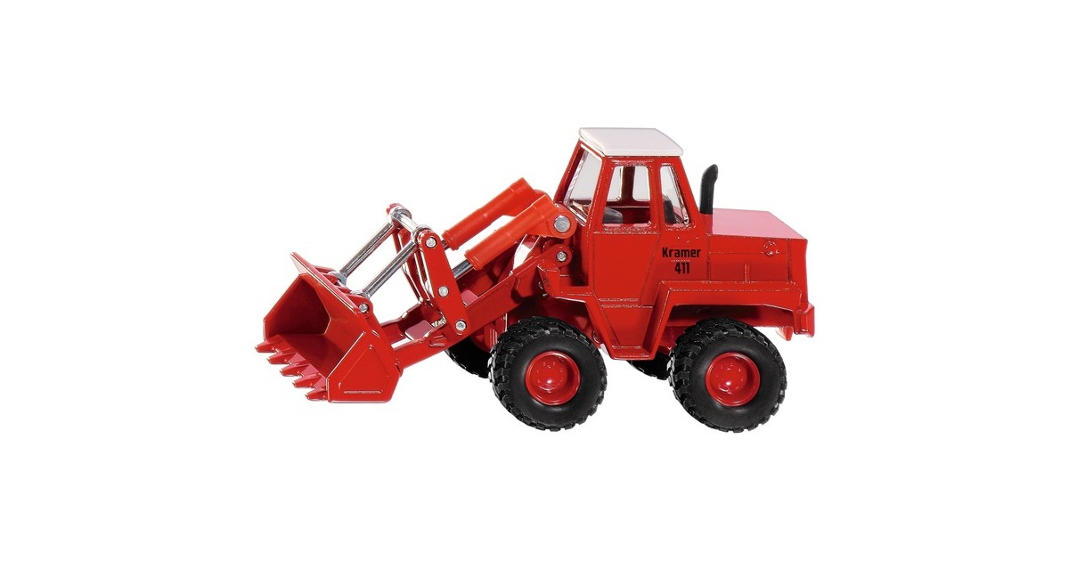 SIKU SUPER Kramer 411 Radlader, Modellfahrzeug rot