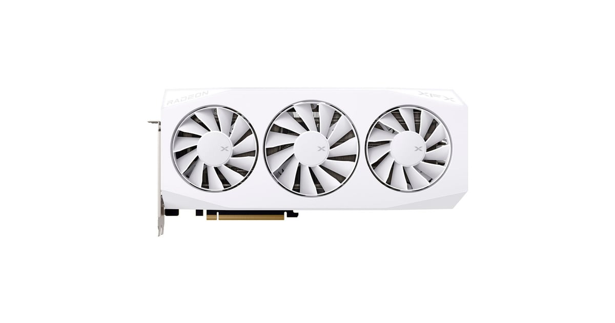 XFX Radeon RX 9060 XT Mercury OC, Grafikkarte weiß, RDNA4, GDDR6, 2x ...