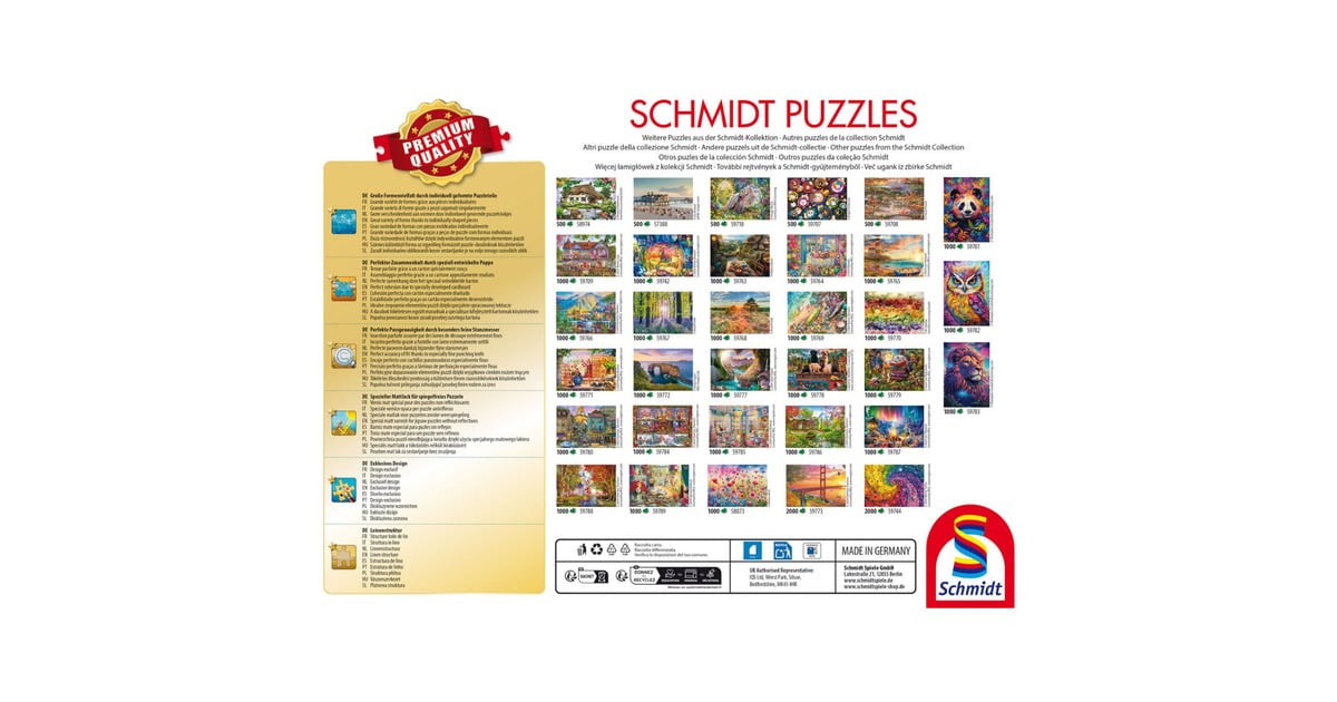 Schmidt Spiele Studie am Meer, Puzzle 1000 Teile