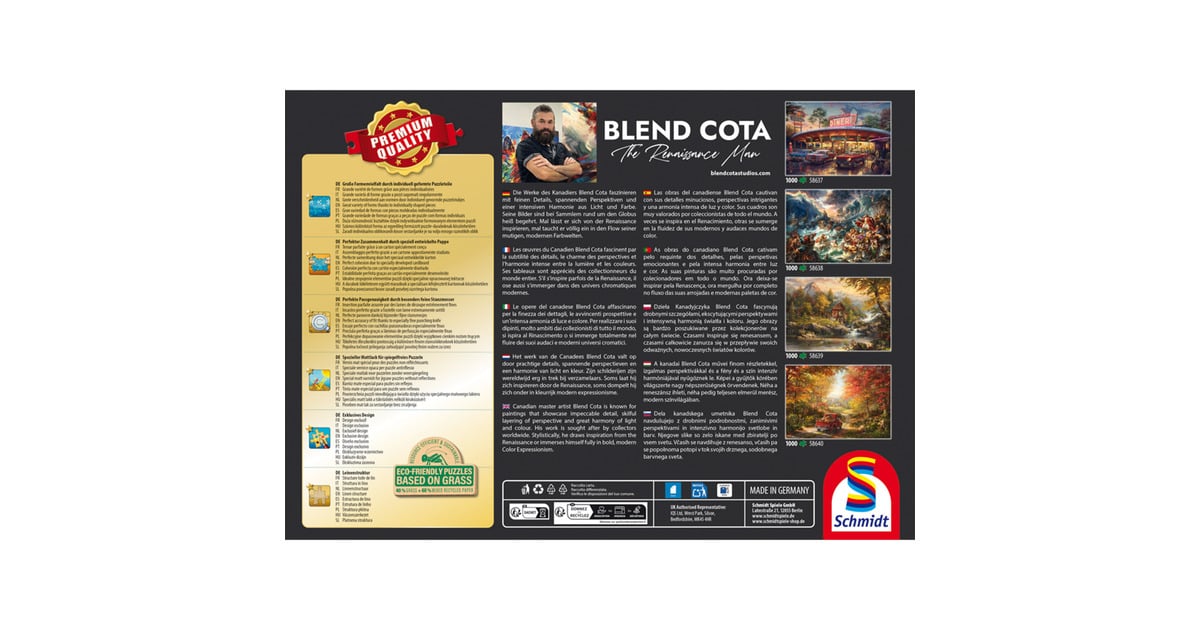 Schmidt Spiele Blend Cota: Der Weg durch das Meer, Puzzle 1000 Teile
