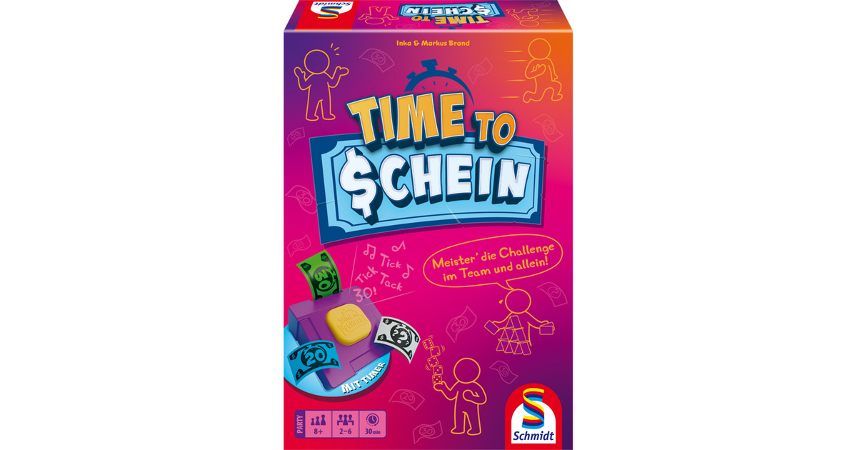 Schmidt Spiele Time to Schein, Brettspiel