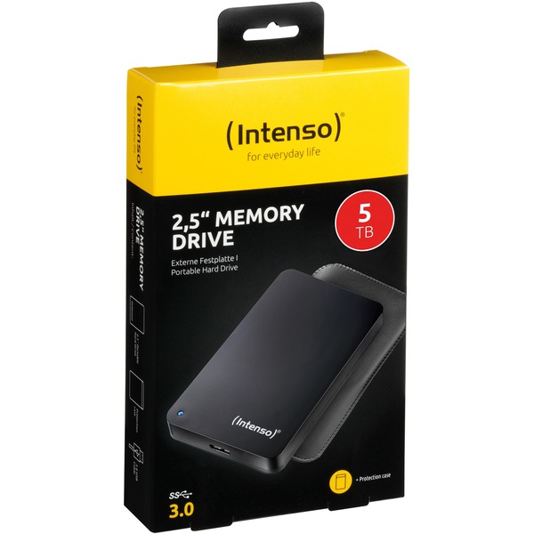 Intenso 2,5" Memory Drive 5 TB, Externe Festplatte schwarz, Micro-USB-B ...
