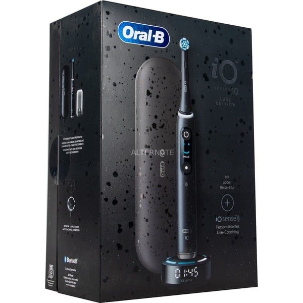 Oral-B Oral-B iO Series 10 Black Onyx Luxe Edition, Elektrische Zahnbürste schwarz