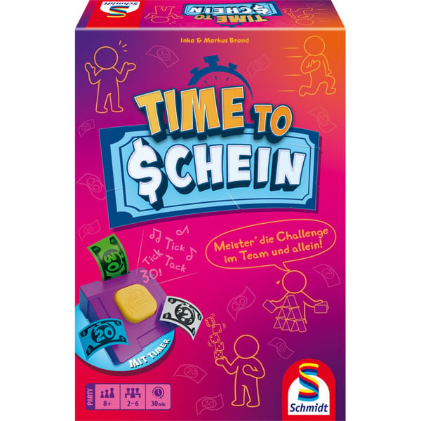 Schmidt Spiele Time to Schein, Brettspiel